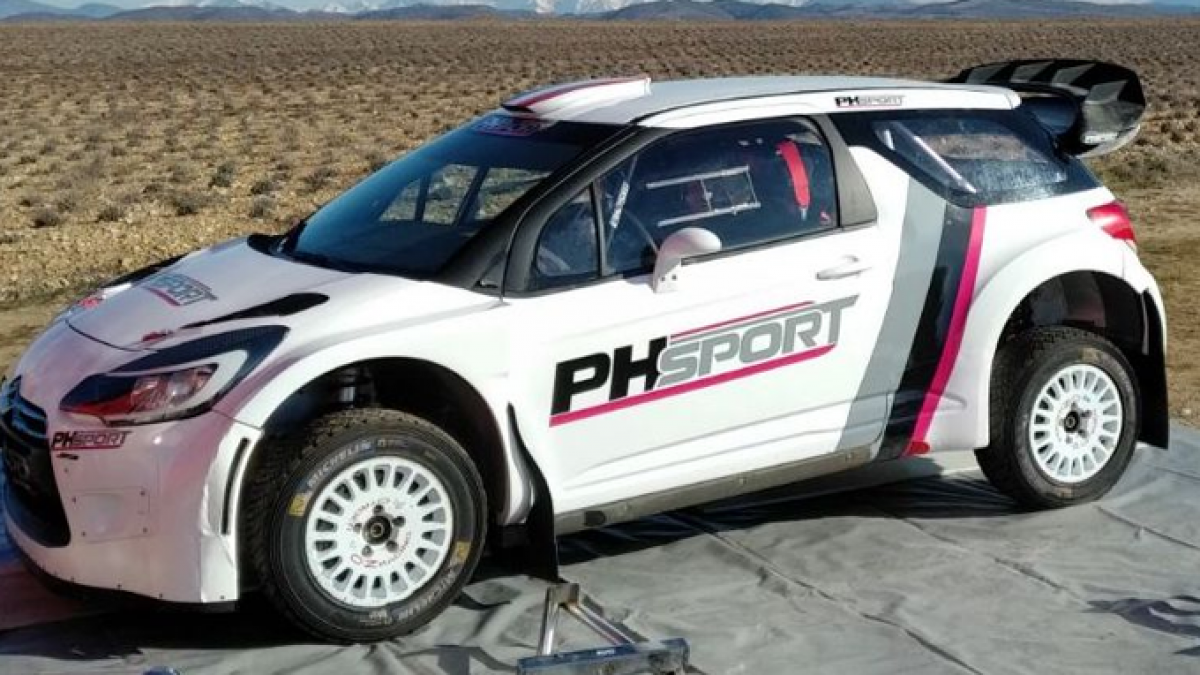 Test per Sebastien Loeb con la Citroen DS3 WRC in vista del Messico