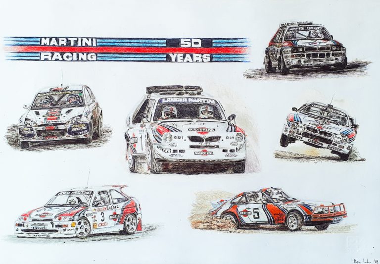 Rally Drawings, gli spettacolari disegni di rally di Matteo Richiardone ...
