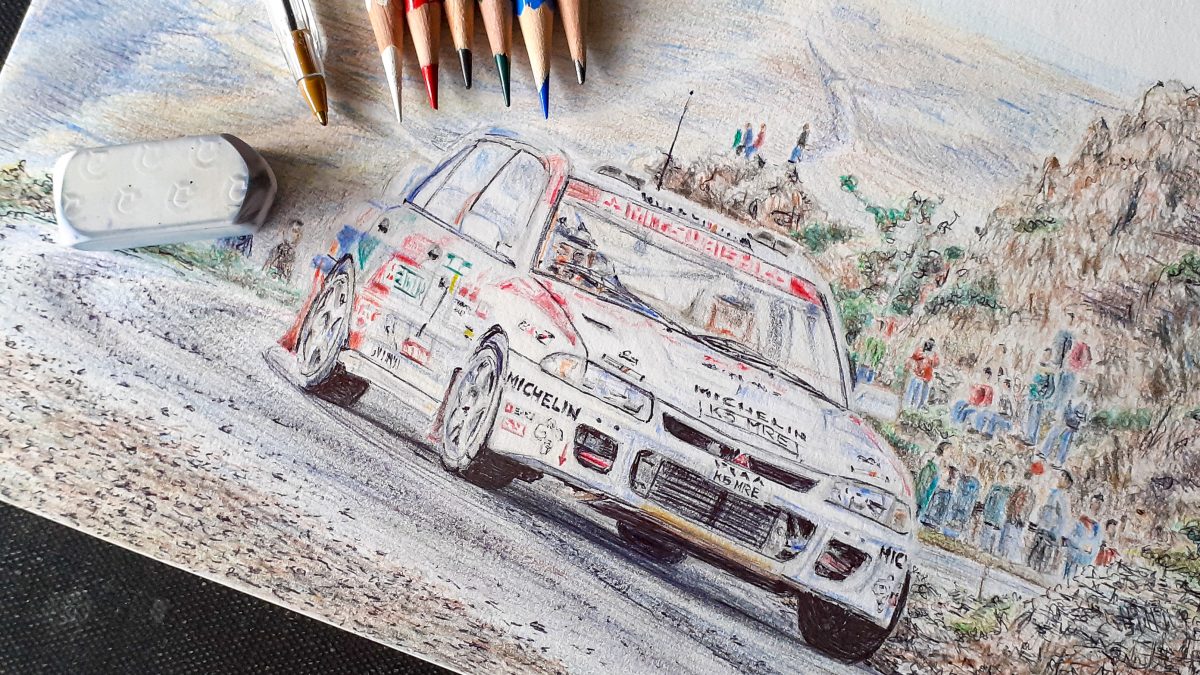 Rally Drawings, gli spettacolari disegni di rally di Matteo Richiardone ...