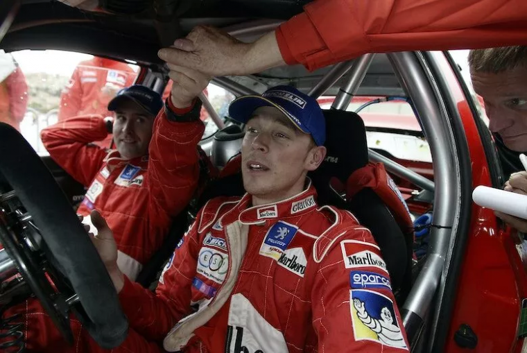 Burns e la Peugeot 307 WRC. Un brevissimo test che pose fine al periodo ...